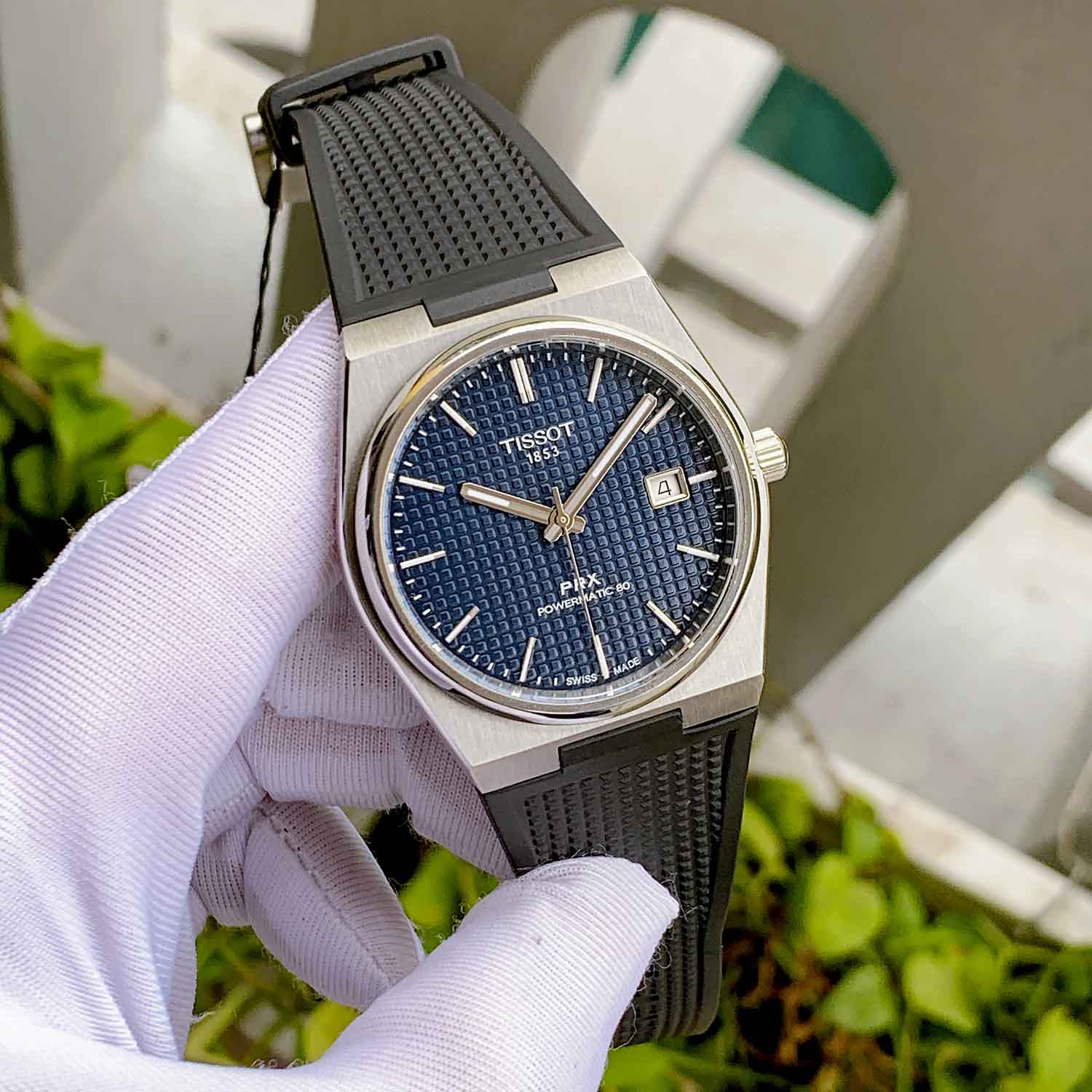 TISSOT PRX POWERMATIC 80 T137.407.17.041.00 T1374071704100 Like new